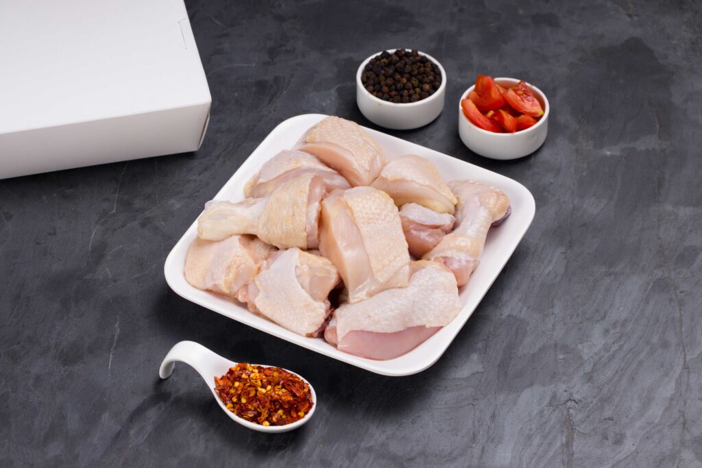 Pasture Raised Free Range Chicken (with skin, 1kg pack ) - No ...